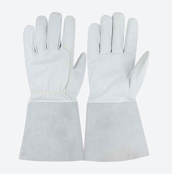 GMW 1105 Goatskin With Natural Cow Split Cuff – The Glove Masters